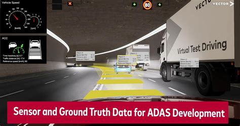 Adas Development With Virtual Sensor And Ground Truth Data Vector