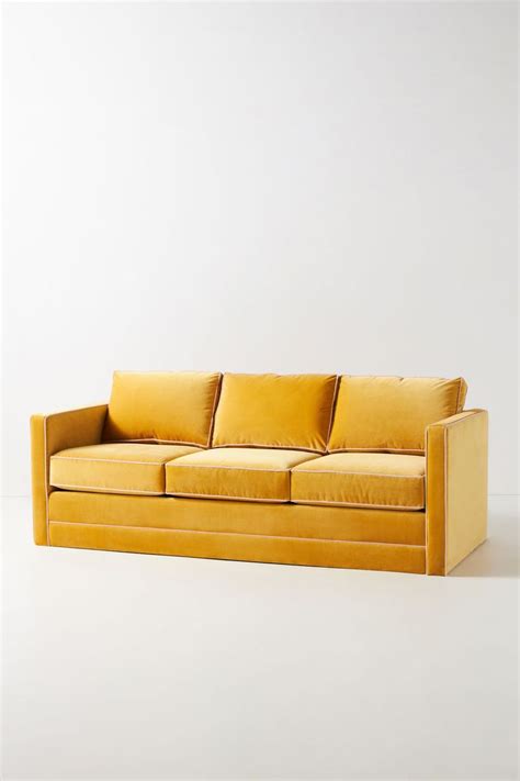 Carroll Contrast Piping Sofa Contemporary Classic Interiors Sofa