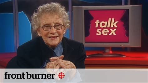 Remembering Sex Ed Legend Sue Johanson Front Burner The Global Herald