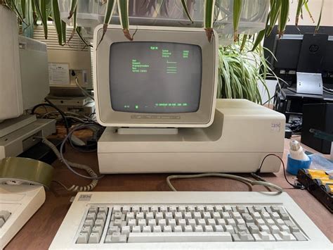 Doing Groupware Like It S 1985 Ibm 5291 Terminal Connected To A 9406