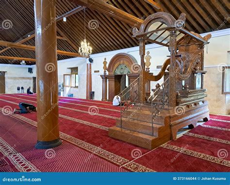 A Mosque With Classic White Architecture Editorial Photo