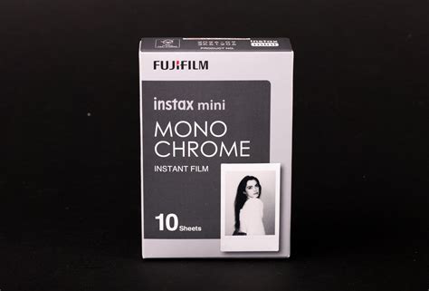 Fujifilm Instax Mini Monochrome Instant Film 10 Shots Vintage Camera Hut