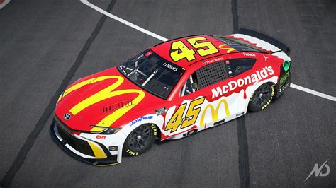 Tyler Reddick 45 Mcdonalds 2024 By Colton Loomis Trading Paints