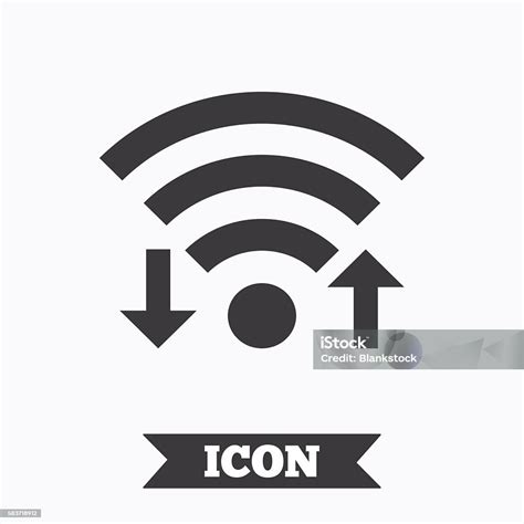 Wifi 신호 팻말 Fi 업로드 다운로드 기호까지 0명에 대한 스톡 벡터 아트 및 기타 이미지 0명 기업 재무와 산업 기하 도형 Istock