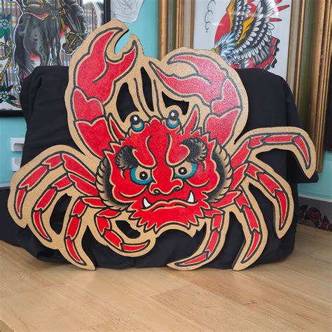 Heikegani Samurai Crab Cut Out Tattoo Art Southbound Tattoo