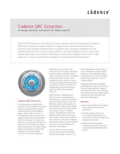 Cadence Qrc Extraction Europractice