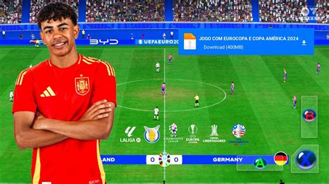 Novo🔥 Jogo De Futebol 202425 Com Eurocopa E Copa AmÉric4 Offlin3 Para