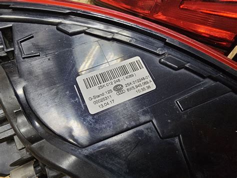 Задние фонари Audi A4 B9 седан дорест — VergusVAG на DRIVE2