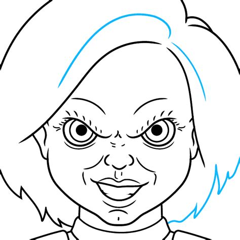 How To Draw Chuckys Face Really Easy Drawing Tutorial