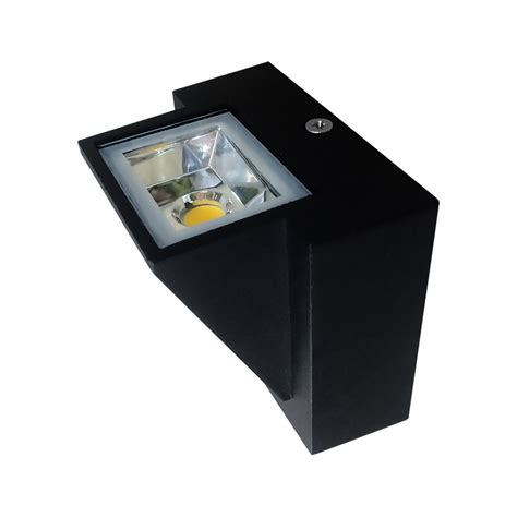 Led Wall Light 4watts Black Body Warm White Dubitrade