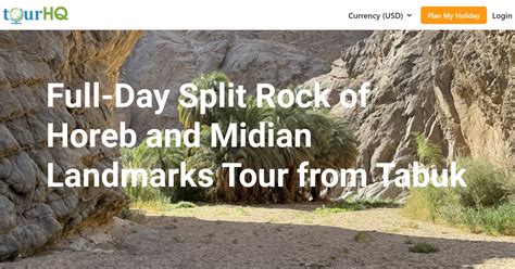 Full Day Split Rock Of Horeb And Midian Landmarks Tour From Tabuk