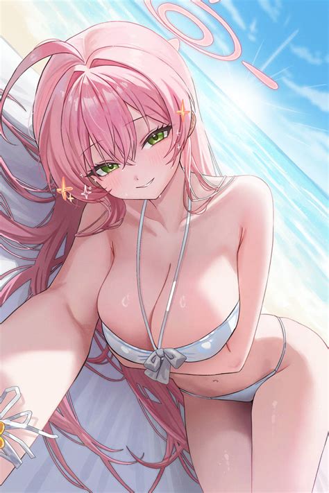 Pink Haired Girl In Bikini By Kazuma0000 On Deviantart
