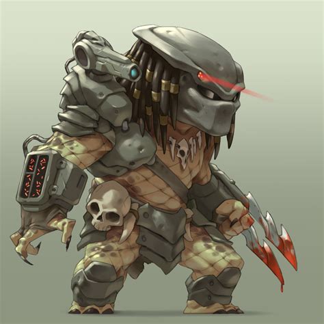 Alien Vs Predator Galaxy On Twitter These Amazing Chibi Stylized