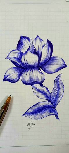 Blue Pen Art