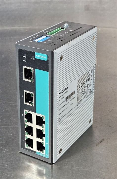 Moxa Eds 308 Ethernet Switch Input Module Connector Plc 531