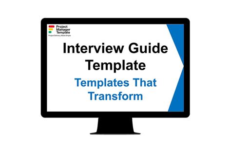 Interview Guide Template Project Templates