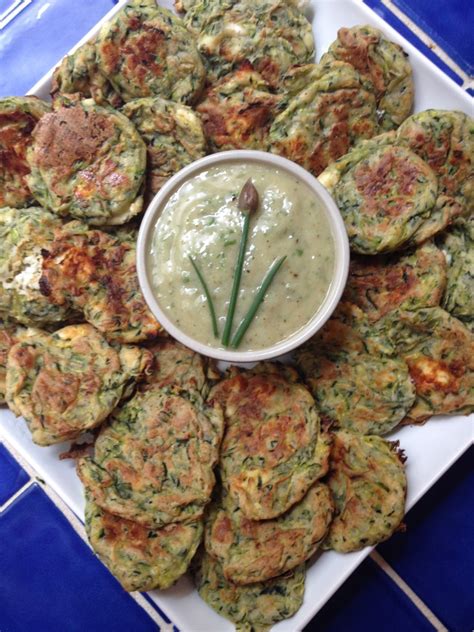 Delish Spring Herbed Zucchini Goat Cheese Fritters Columbian Blog