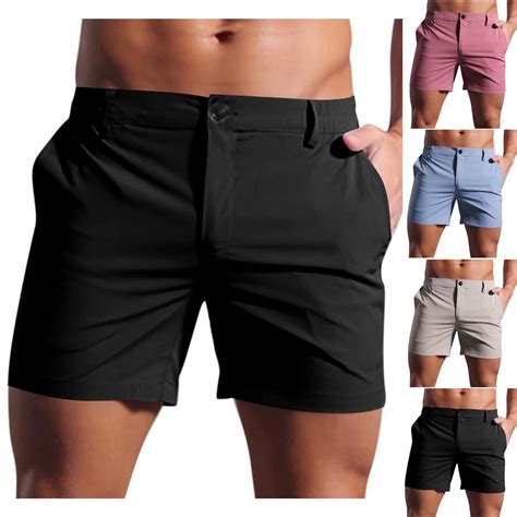 Cllios Golf Shorts Men 5 Inch Inseam Stretch Casual Dress Shorts With