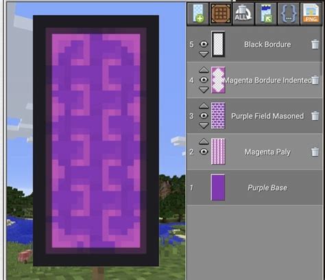 9 Cool Purple Minecraft Banner Designs Juli History