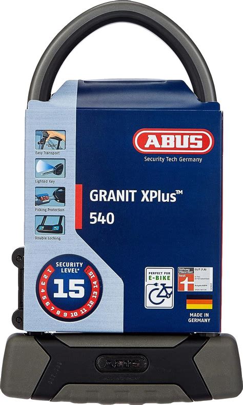 Abus Granit Xplus 540 U Lock Black High Security Bike Lock Buy Now With Express