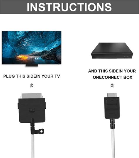 One Connect Cable For Samsung Tv 8k Tv Qled Samsung Tv Cable 4k 8k