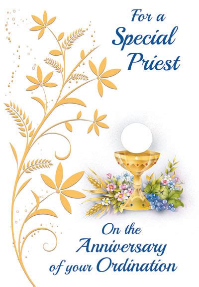 Ordination Anniversary Greeting Card Greetings Of Faith