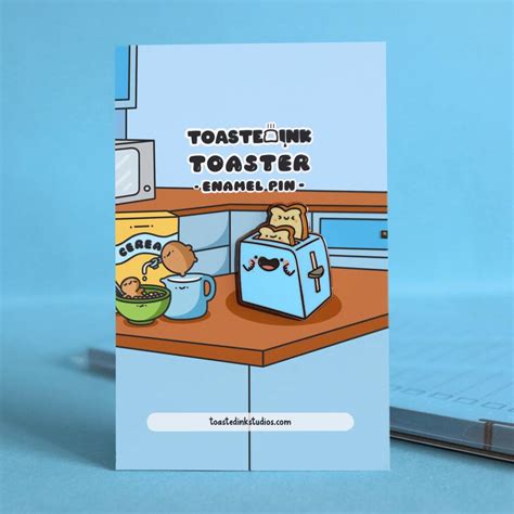 Toaster Enamel Pin Cute Pin Badges By Toastedink