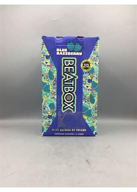Beatbox Blue Razzberry 11 Abv 3 Liter 101 44oz Box Holly Main Liquor