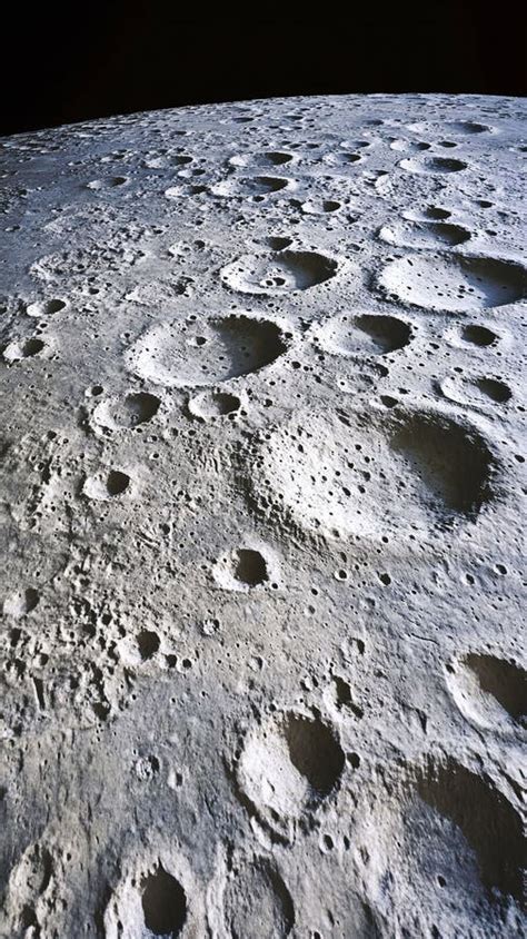 Texture Resembling The Surface Of The Moon With Craters And Shadows