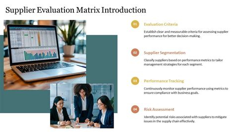 Supplier Evaluation Matrix For Supplier Relationship Ppt Information At