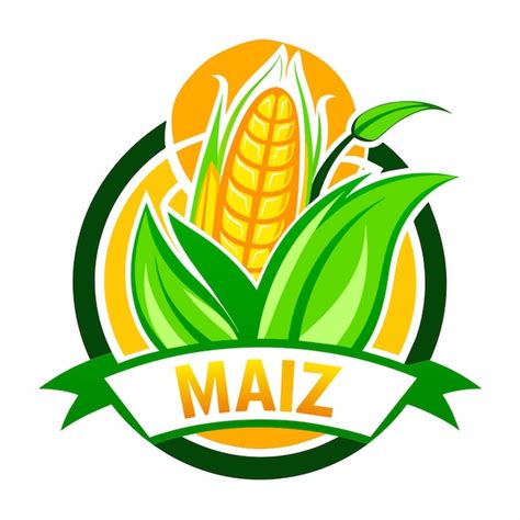 Ilustración Vectorial Del Logotipo De La Mazorca De Maíz Vector