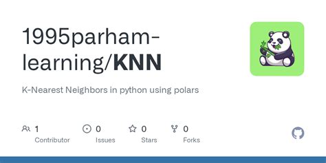 Github 1995parham Learningknn K Nearest Neighbors In Python Using Polars