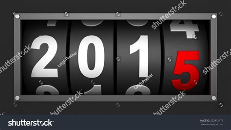 2015 New Year Countdown Timer Stock Illustration 222912472 Shutterstock