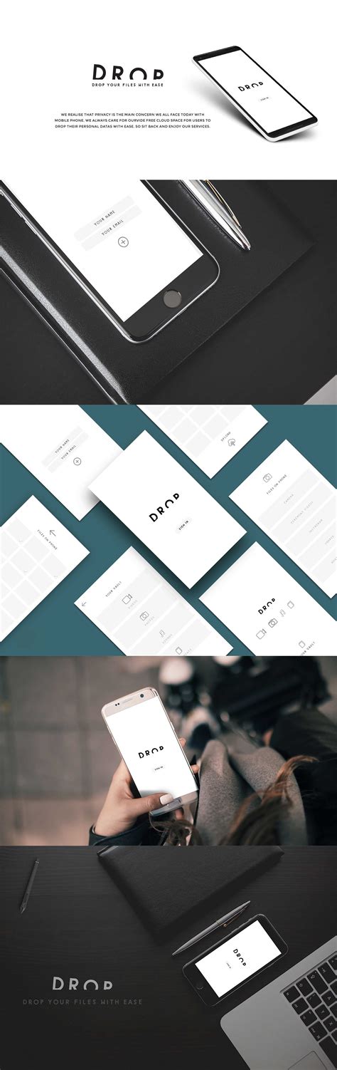 Mobile App UI Drop On Behance