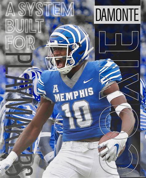 Aaron Jaffe Design Portfolio University Of Memphis Football Content