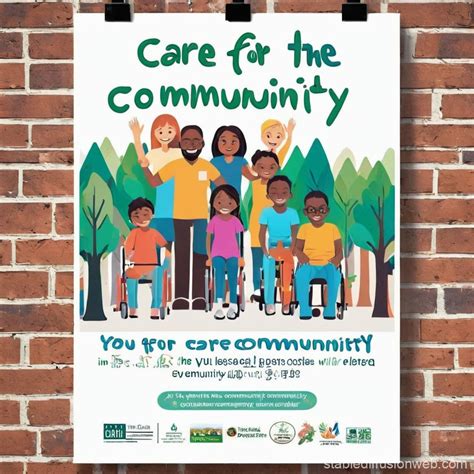 Community Care Poster Stable Diffusion Online