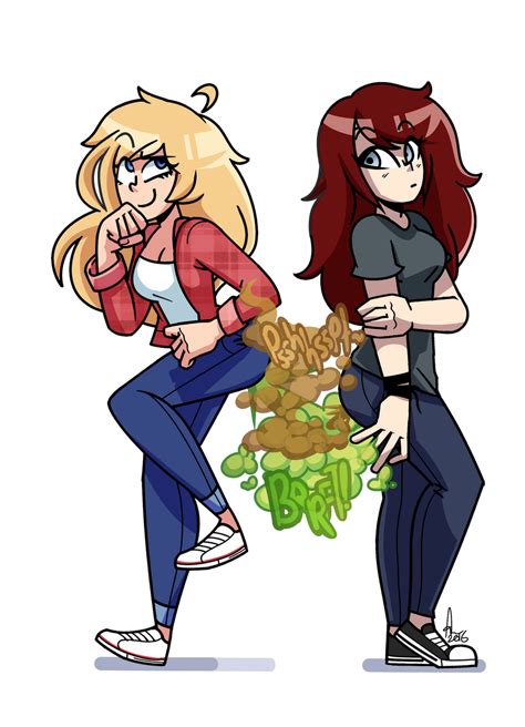 Alexis And Scarlet Bonding By Tenuousoddity By Thespazzer On Deviantart