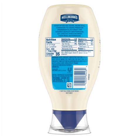 Hellmanns Light Mayo 20 Fl Oz Smiths Food And Drug