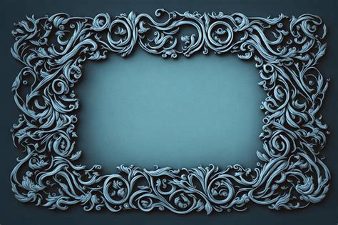Premium Ai Image Vector Classic Ornamental Decorative Frame