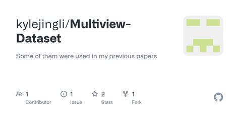 Github Kylejingli Multiview Dataset Some Of Them Were Used In My Previous Papers