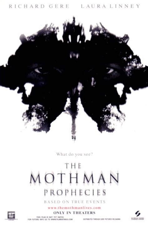Mothman Prophecies 2002 Movie 4x6 Inch Promo Card Richard Gere Laura