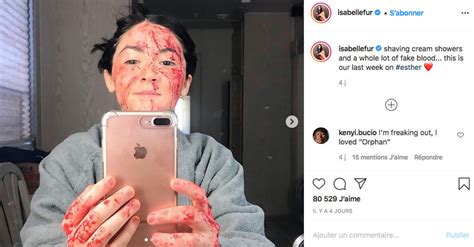 Cinépouvante Isabelle Fhurman Lactrice Derrière Esther