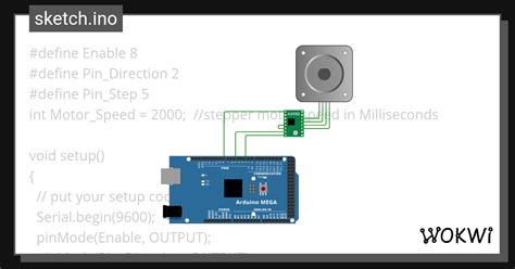 Stepper Motor Basic Wokwi Esp32 Stm32 Arduino Simulator