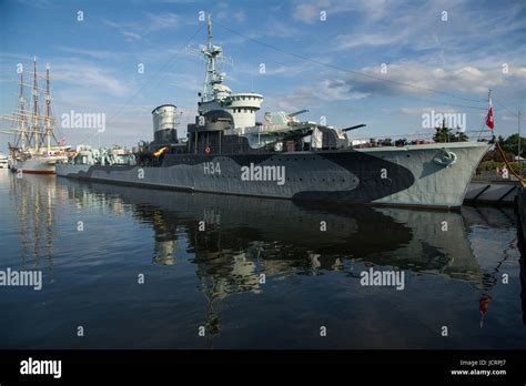 Museum Ship Orp Blyskawica A Grom Class Destroyer Which Served In The