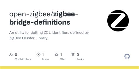 GitHub Open Zigbee Zigbee Bridge Definitions An Utility For Getting ZCL Identifiers Defined