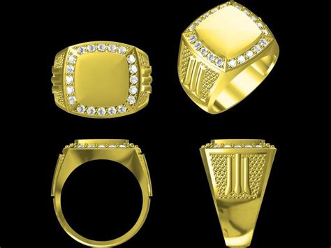 Squear Ring Rings For Men Rings Class Ring