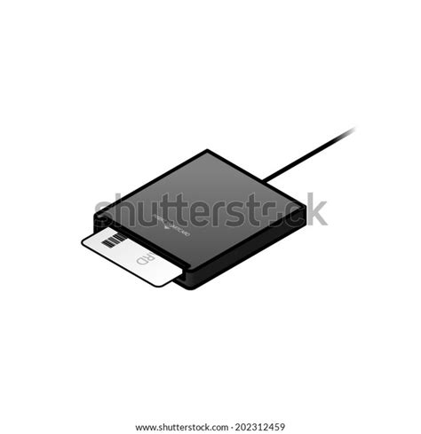 Smart Card Security Card Being Inserted Stock Vector Royalty Free 202312459 Shutterstock