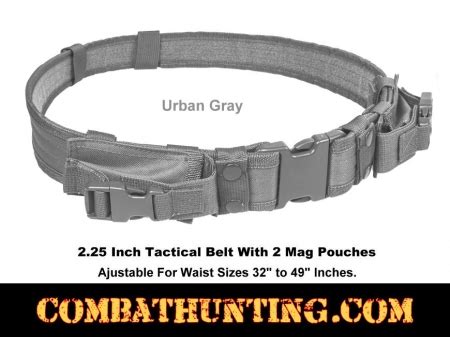 2978u Tactical Belt With Pouches Urban Grey Tactical Belts And Military