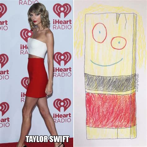 21 Comically Awful Celebrity Portraits By Twitter Picasso Barnorama