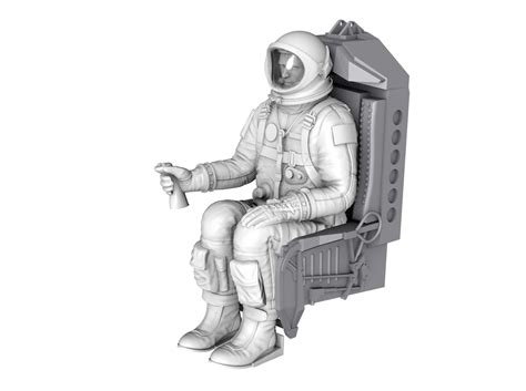 Apollo 13 Astronaut 3d Model Apollo 13 Astronaut 3d Model